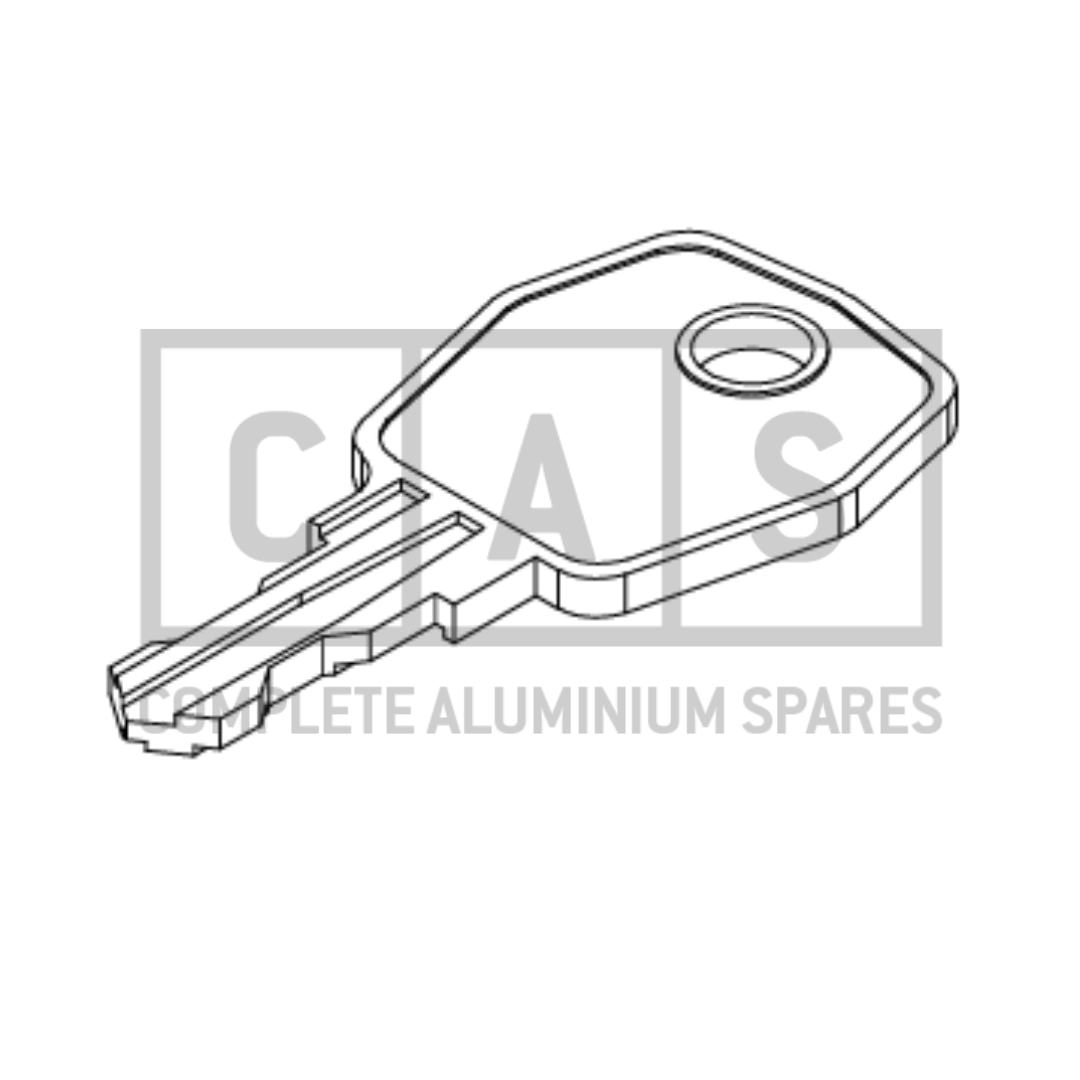 RX740 key for locking t handle. – Complete Aluminium Spares