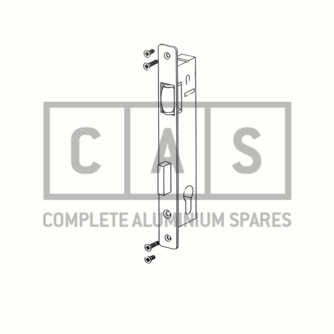 T1021 Technal Roller Latch Lock – Complete Aluminium Spares